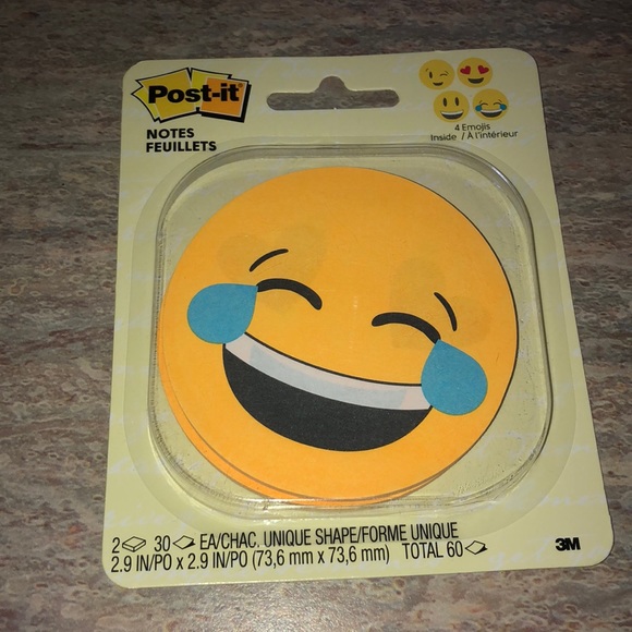 Other | New Emoji Post It Notes | Poshmark